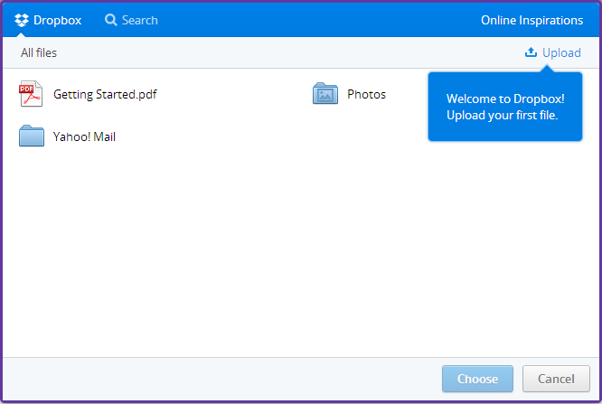 Attach Huge Files In Yahoo Through Dropbox Online Inspirations